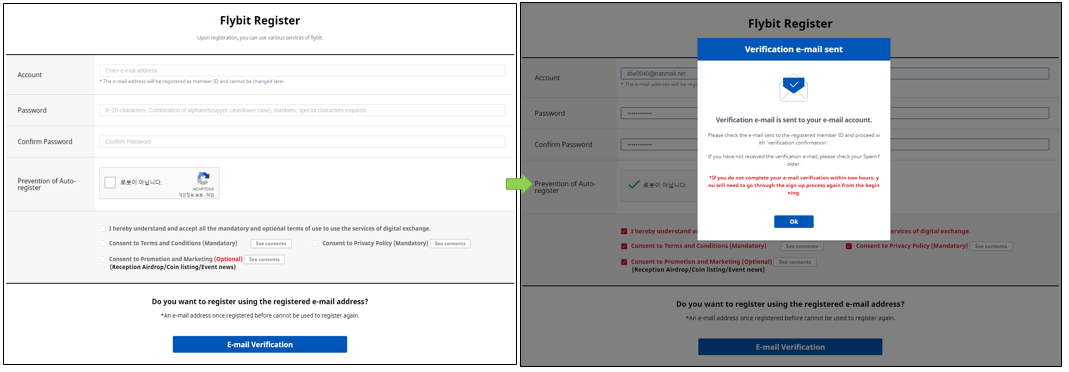 New Registration – Flybit Help Center
